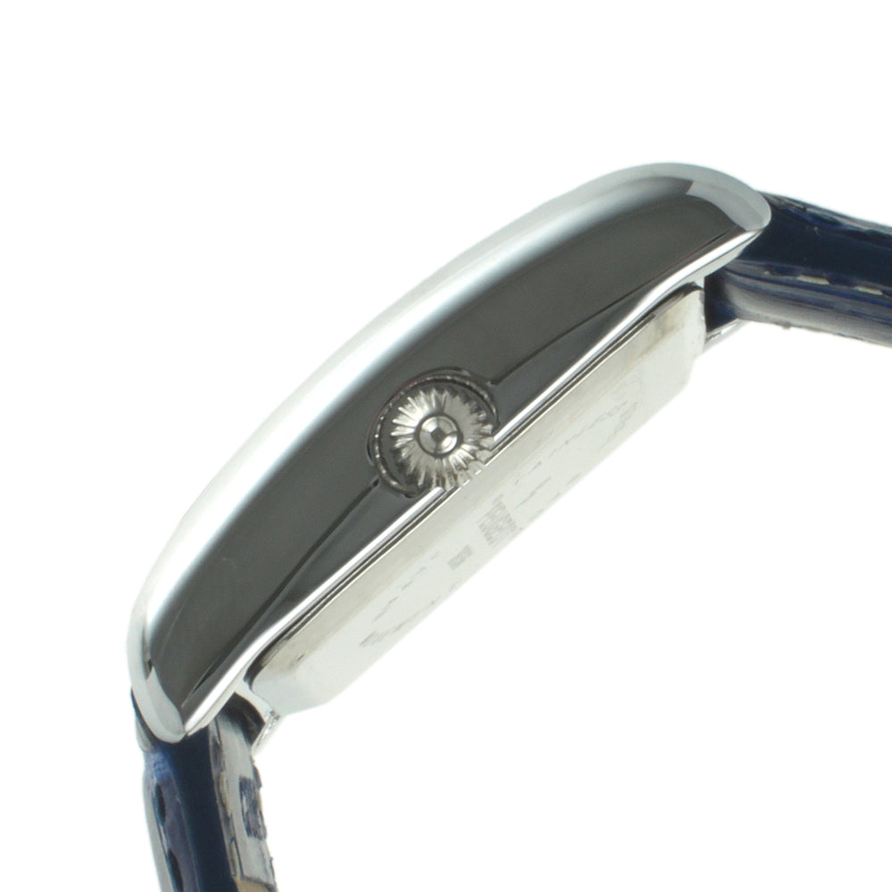 Women Tank Shape Watch With Genuine Leather Strap