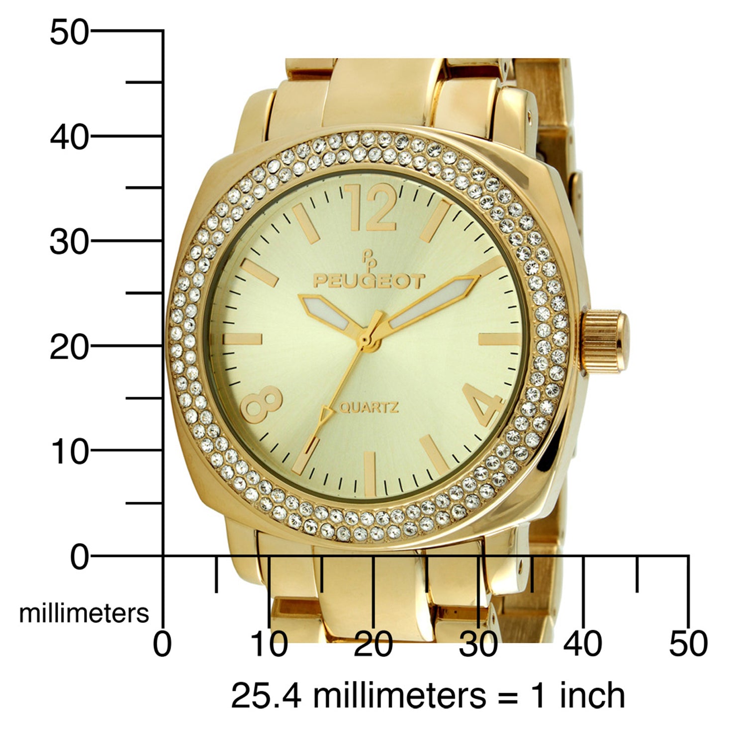 Woman Watches- Boyfriend Oversized with Swarovski Crystal Bezel by ...