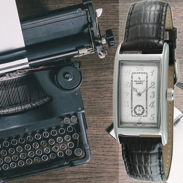 Men's Vintage Silver Contour Watch -Under $100 - Free Shipping ...